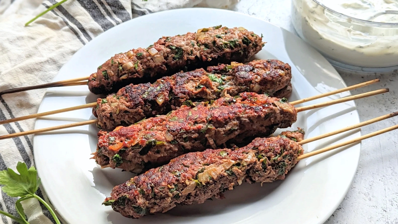 Ground Beef Kebab Recipe (Kofta) - Modern Bites