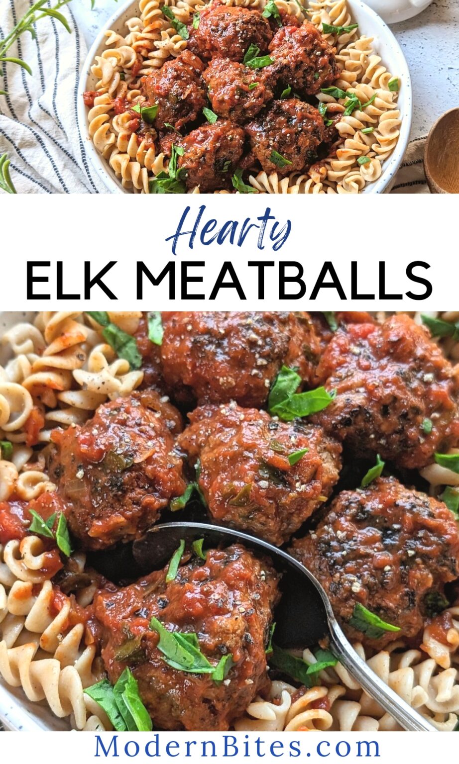 Ground Elk Meatballs Recipe - Modern Bites