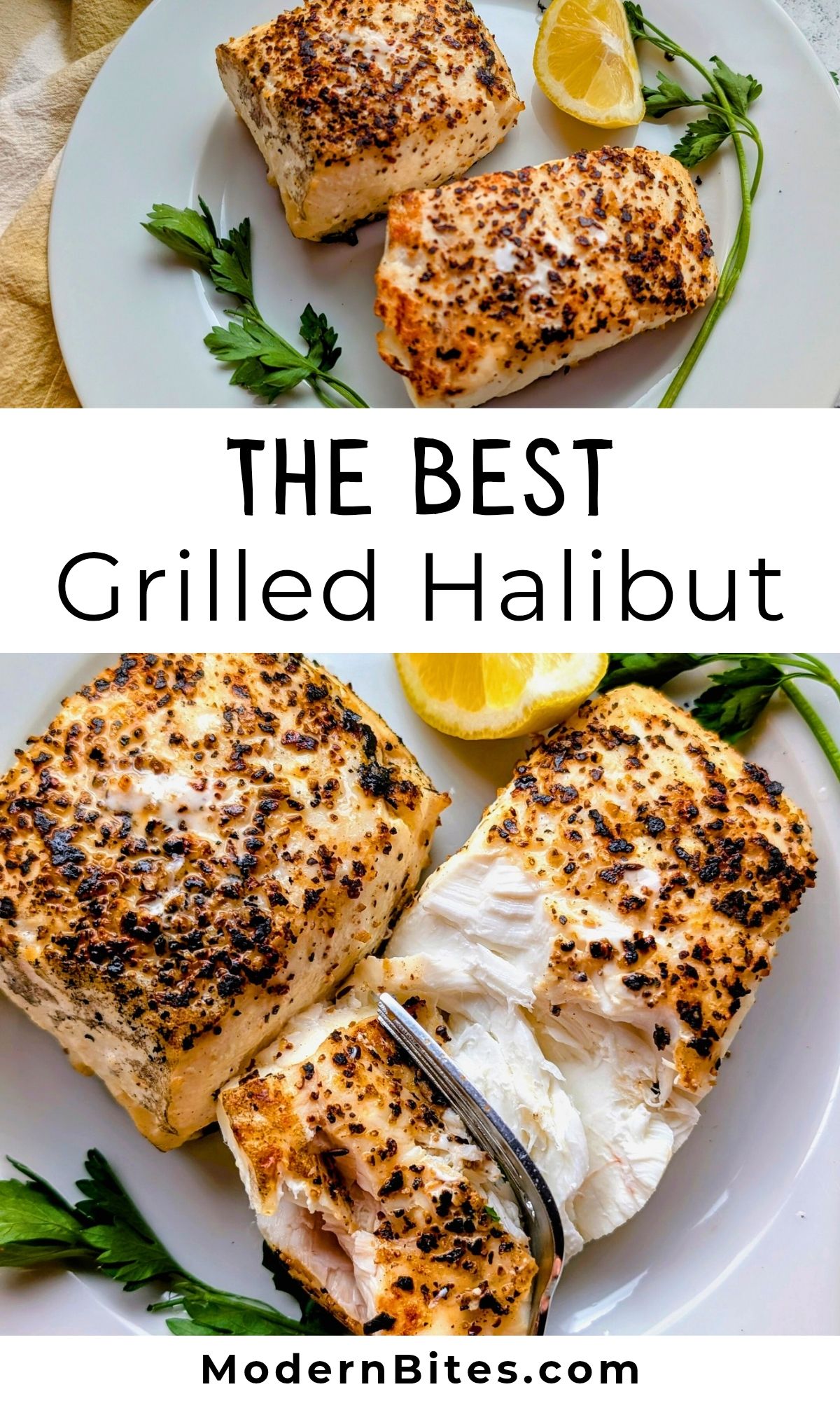 Big Green Egg Halibut Recipe - Modern Bites